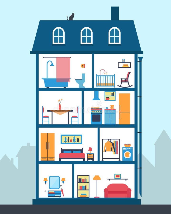 House Cut View Vector Stock Illustrations – 1,681 House Cut View Vector ...