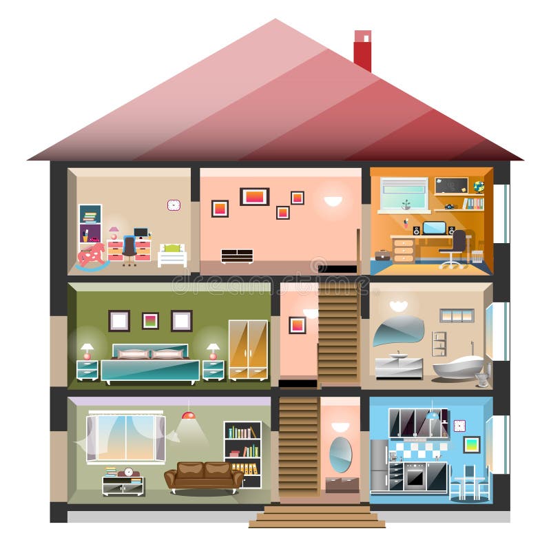 House Cut View Vector Stock Illustrations – 1,681 House Cut View Vector ...