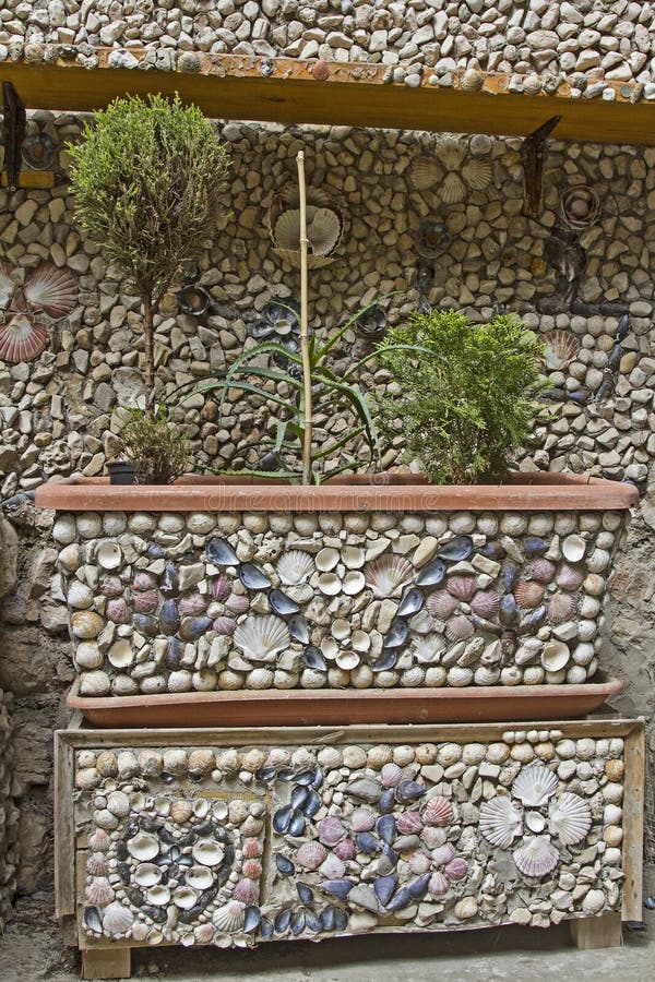 House Decoration with Shells Stock Photo - Image of shellfish, seafood ...