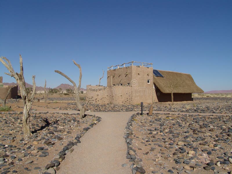 House in the Desert. Human Estate Stock Photo - Image of climate ...