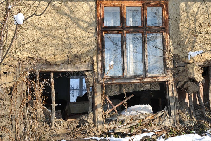 The Damage of House after a Devastating Flood Stock Photo - Image of ...