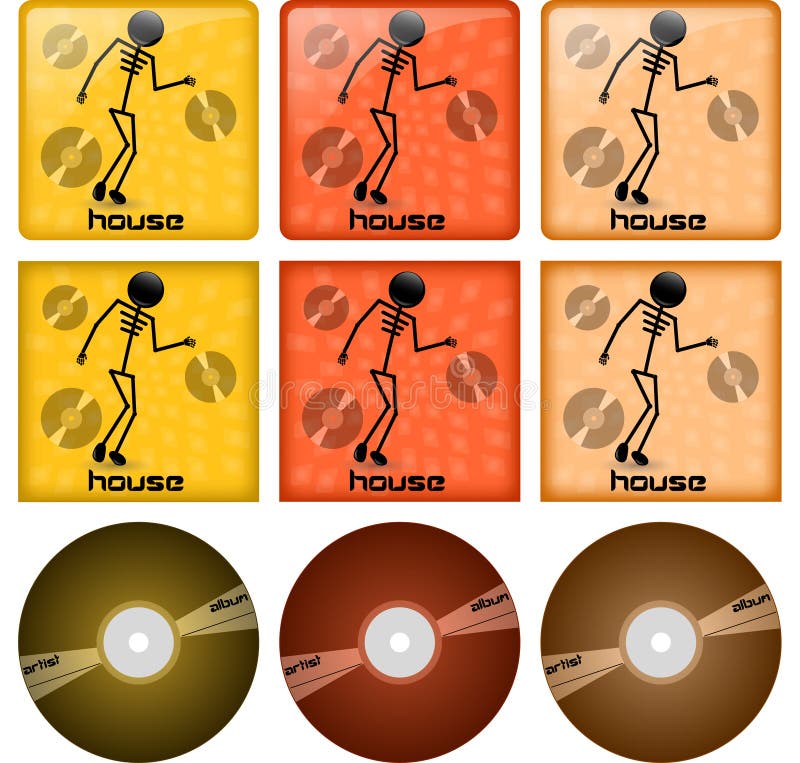 House disc covers stock vector. Illustration of disc - 24059428