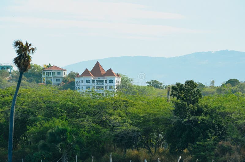 A house in the distance stock image. Image of home, tourism - 90683959
