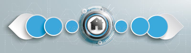 House Drops Directions Header Stock Vector - Illustration of computer ...