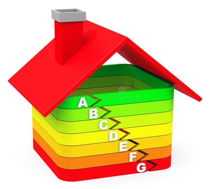 The house efficiency stock illustration. Illustration of energy - 50542330