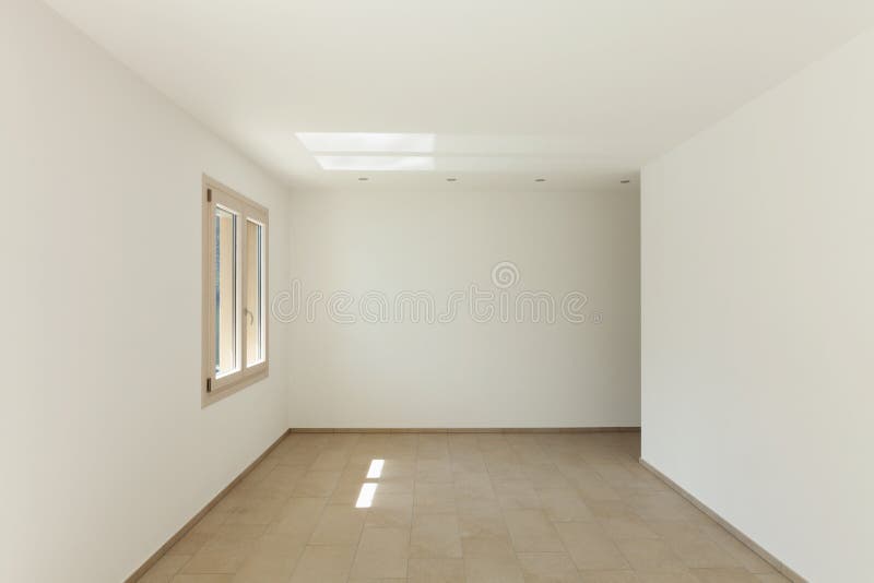 House, empty room stock image. Image of window, tile - 39912095