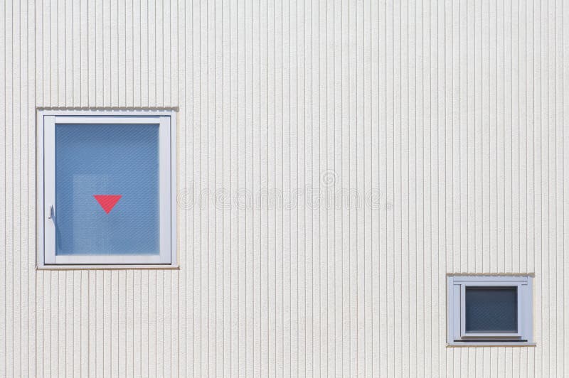 House Exterior Wall and Window Stock Photo - Image of real ...