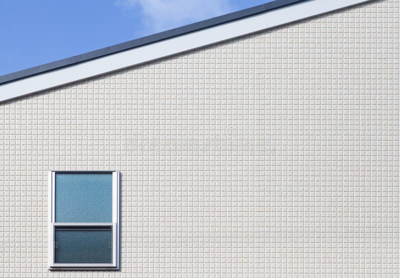 House Exterior Wall and Window Stock Photo - Image of architecture ...