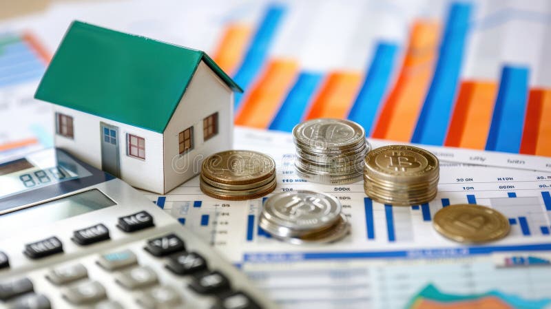 House and Financial Planning.AI Generated Image Stock Photo - Image of ...