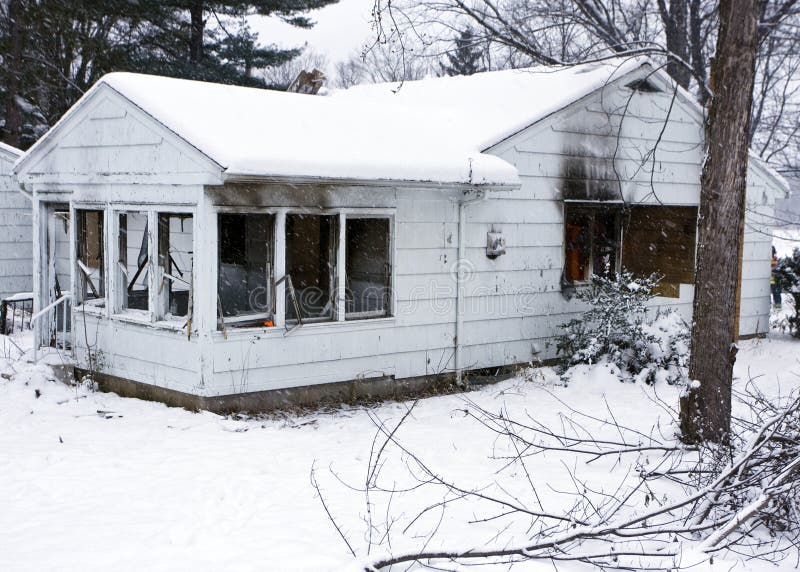 House Fire stock photo. Image of extinguish, faulty, burn - 7489416