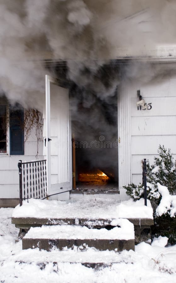 House Fire stock photo. Image of fire, firefighter, insurance - 7489446