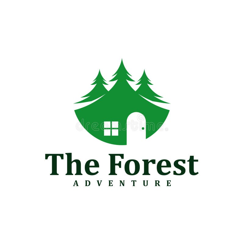 Forest Logo Design Template. Creative Pine Logo Vector Illustration ...