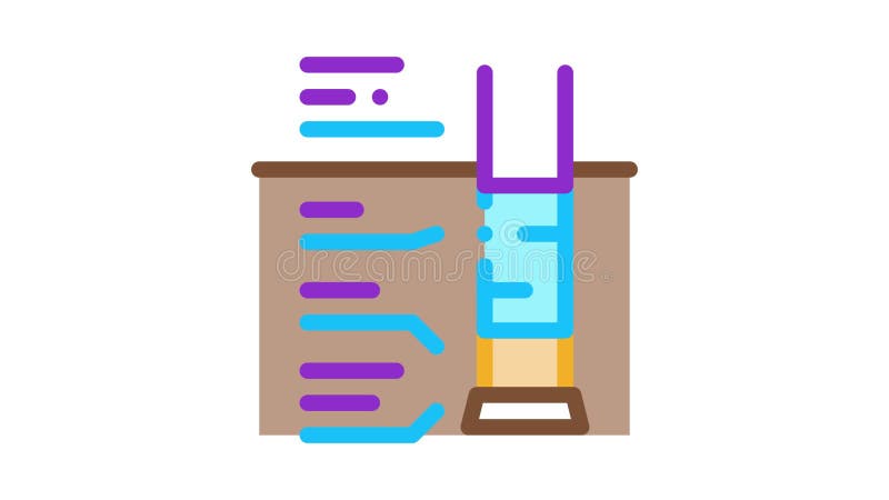 House Foundation Structure Icon Animation Stock Video - Video of symbol ...