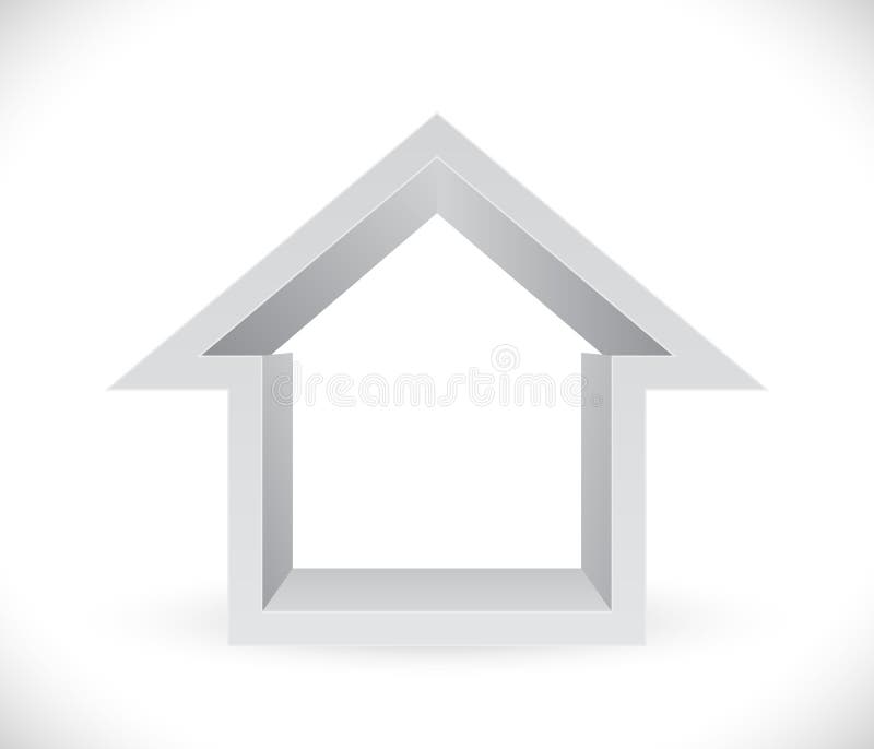 House frame icon stock vector. Illustration of abstract - 210013763