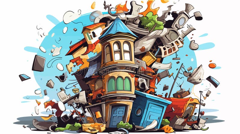 Unorganized House Stock Illustrations – 214 Unorganized House Stock ...