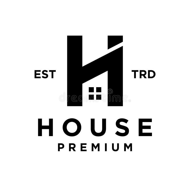 H Letter House Logo Stock Illustrations – 1,293 H Letter House Logo ...