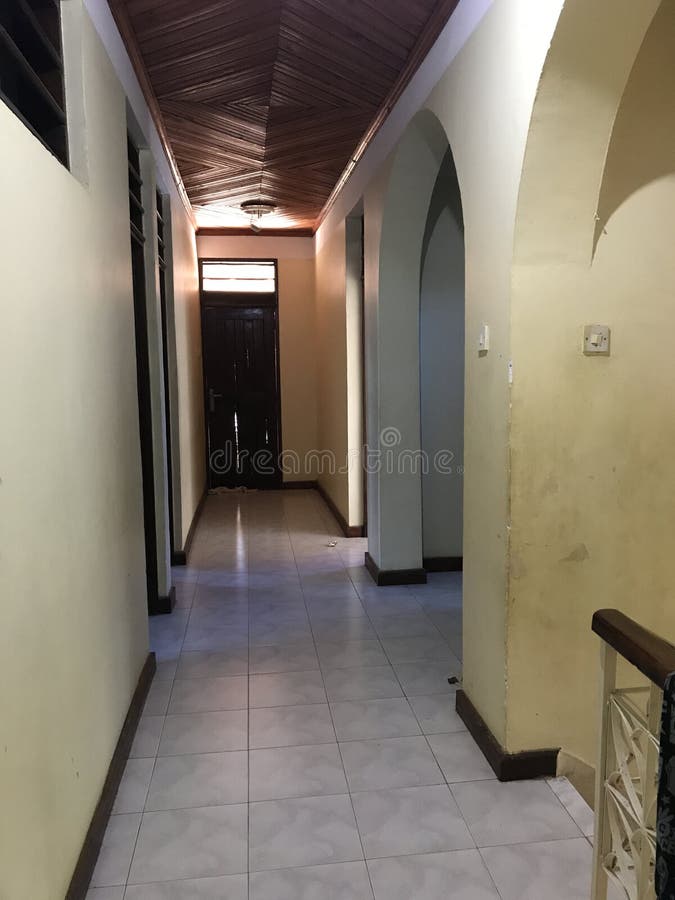 HOUSE HALL WAY stock photo. Image of plain, simple, house - 203473568