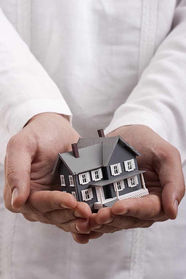 House in Hands stock photo. Image of people, concept - 18394572