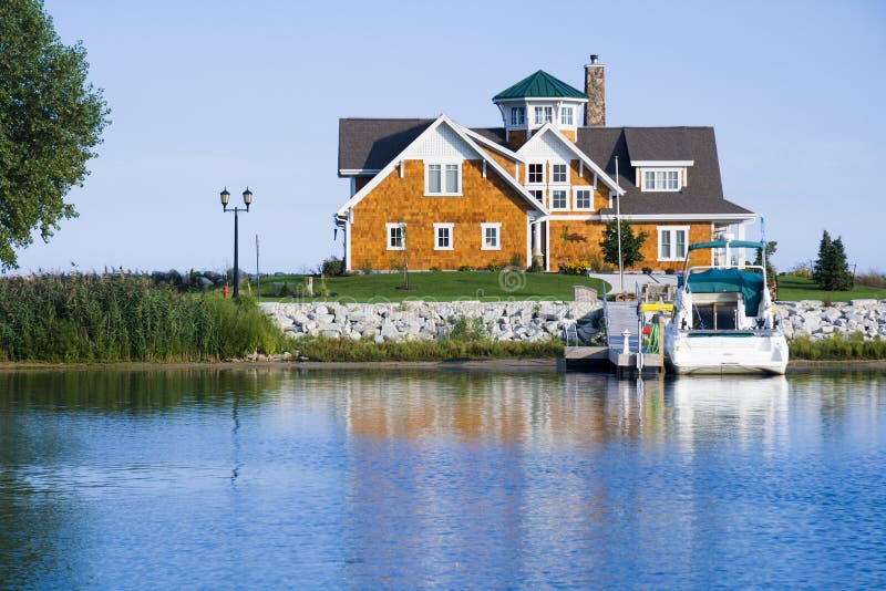 House on the harbor stock image. Image of building, structure - 3345573