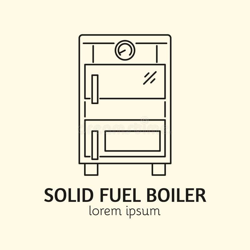 House Heating Logo Template Stock Vector - Illustration of element ...