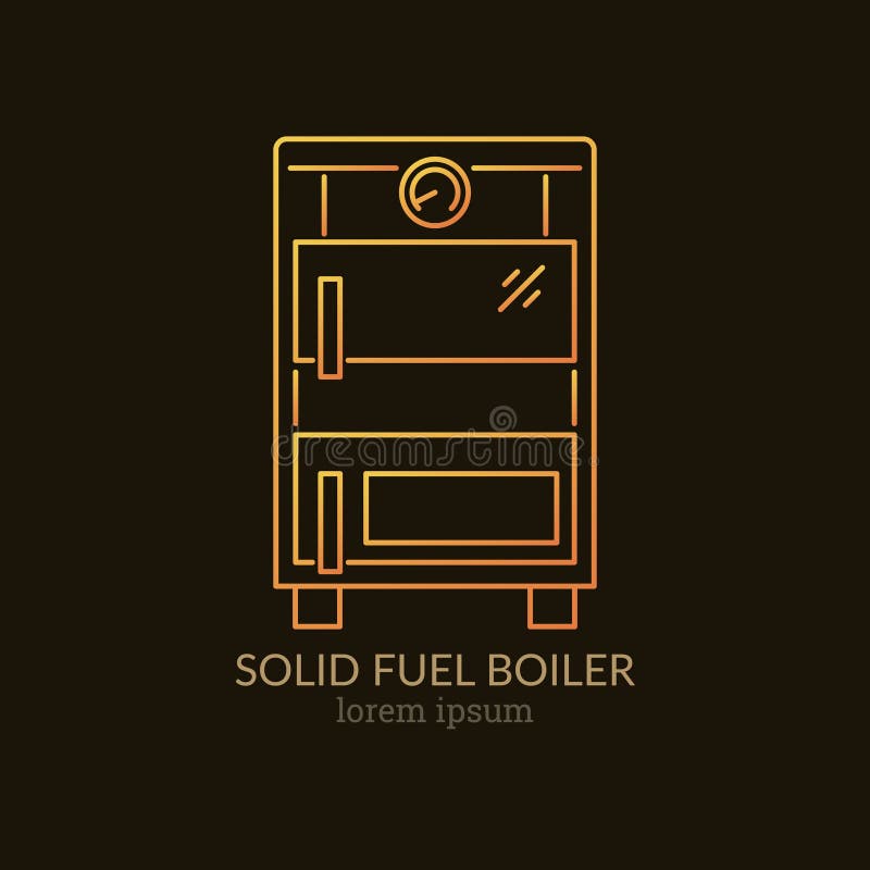 House Heating Logo Template Stock Vector - Illustration of logo ...