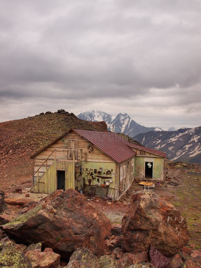 House in high mountain stock image. Image of highlands - 16717151
