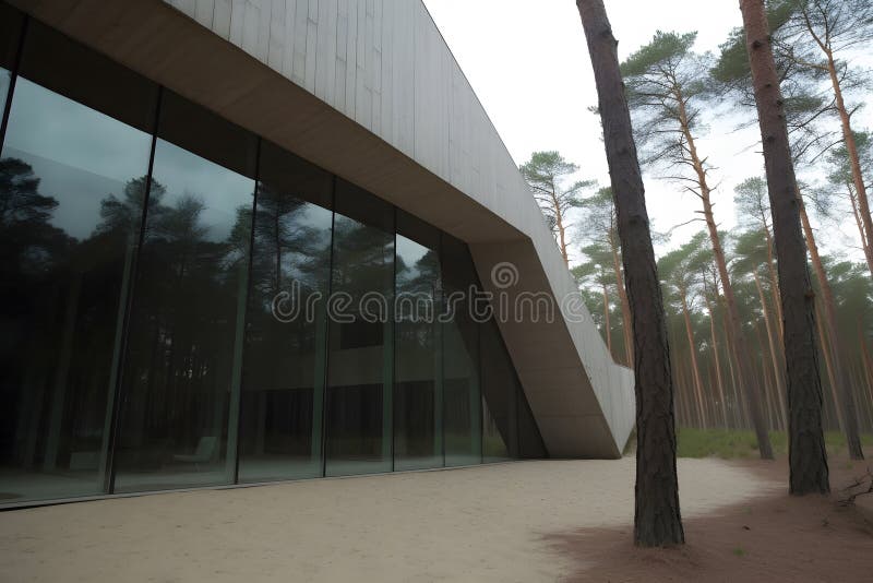 House in High-tech Style. Modern Architecture Stock Image - Image of ...