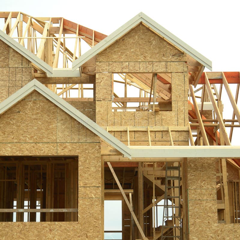 House Home Framing Details stock image. Image of mansion - 5130209