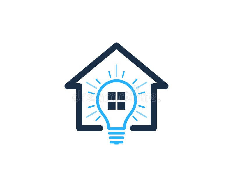House Home Idea Icon Logo Design Element Stock Vector - Illustration of ...