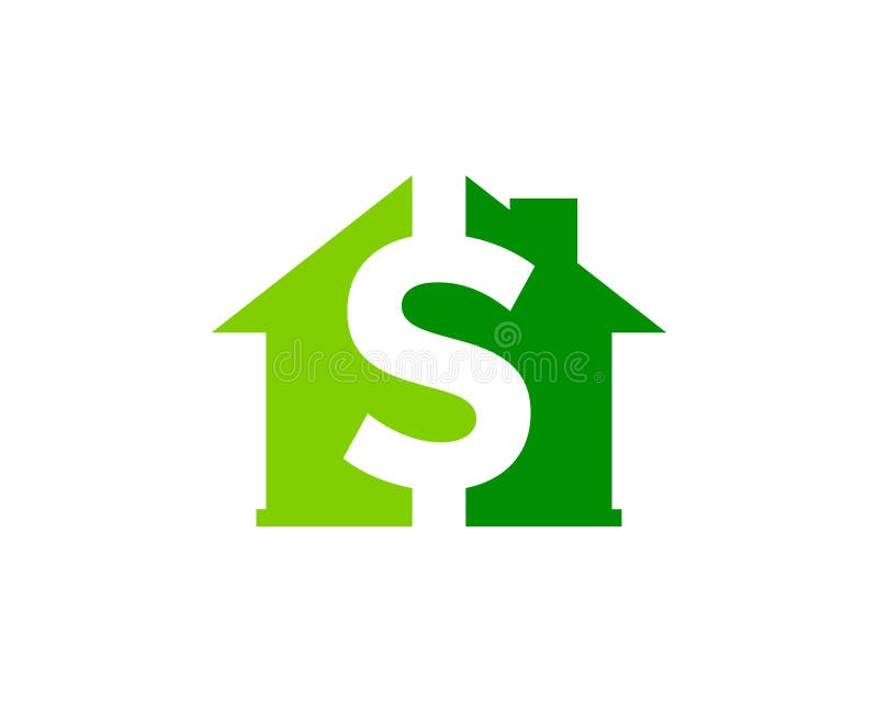 House Home Money Icon Logo Design Element Stock Vector - Illustration ...
