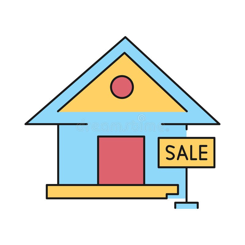 House, Home, Sale, Sale Ads, Home Sale Ads Icon Stock Vector ...