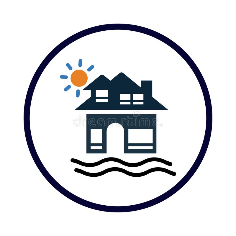 House, Hotel, Resort, Sun, Beach, Resort Hotel Icon Stock Vector ...