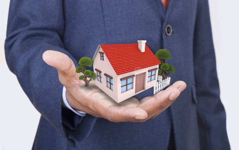 House in human hands stock image. Image of human, finance - 66286283