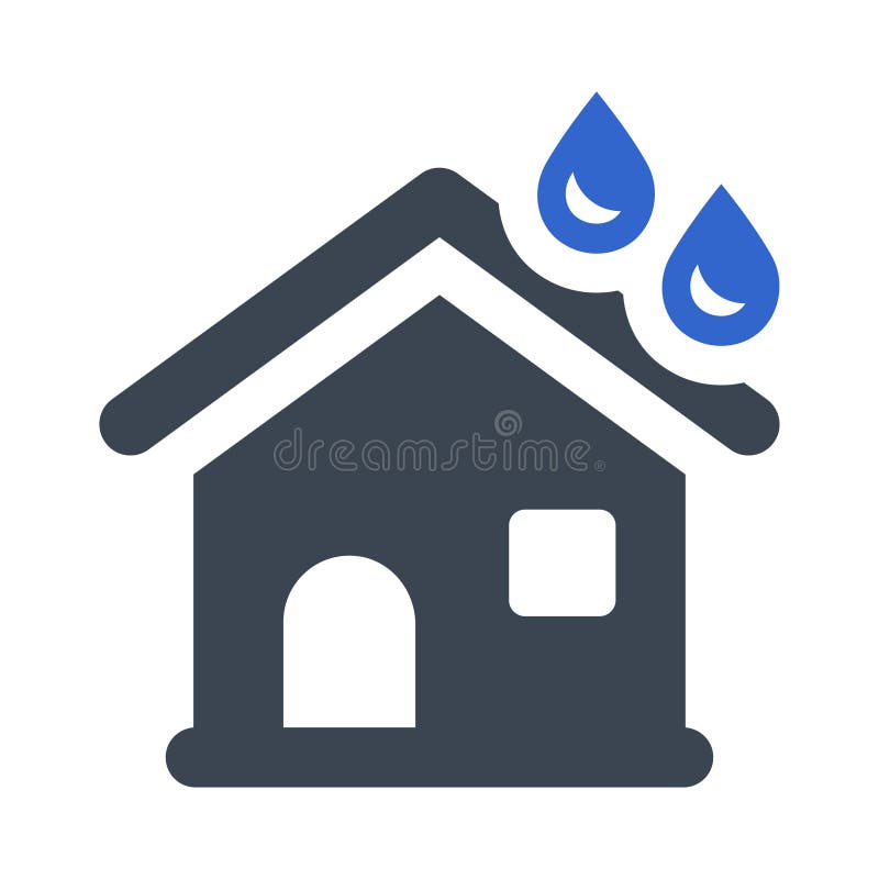 House humidity icon stock vector. Illustration of estate - 277374032