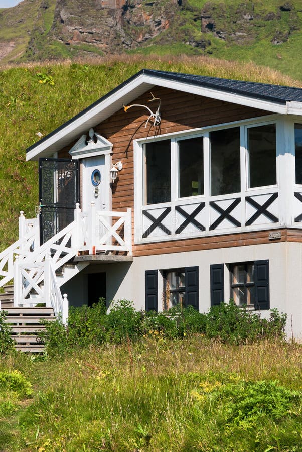 House in Iceland stock image. Image of country, windows - 20635029