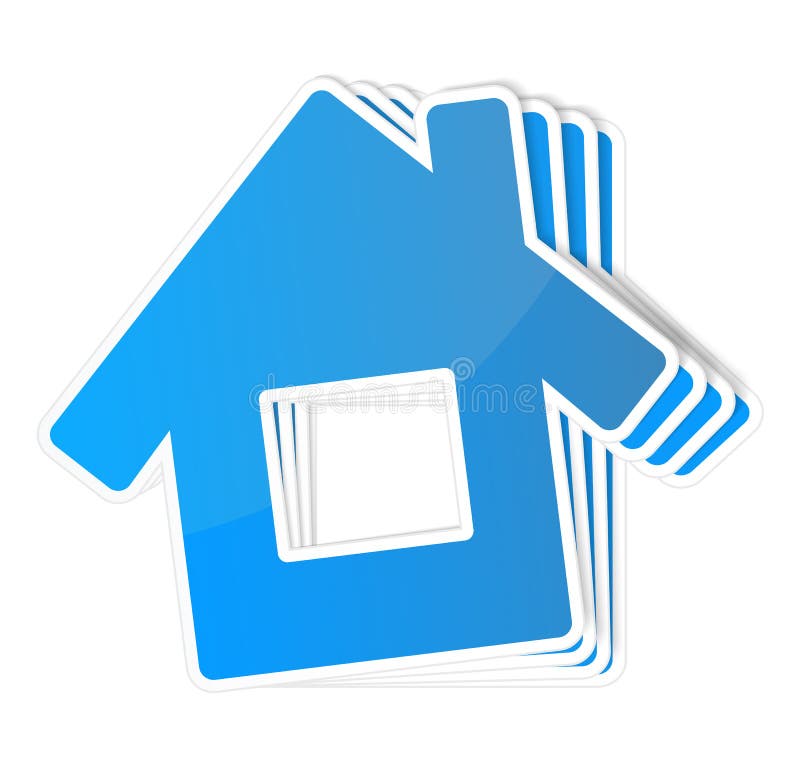 House Icon stock vector. Illustration of point, black - 35347569