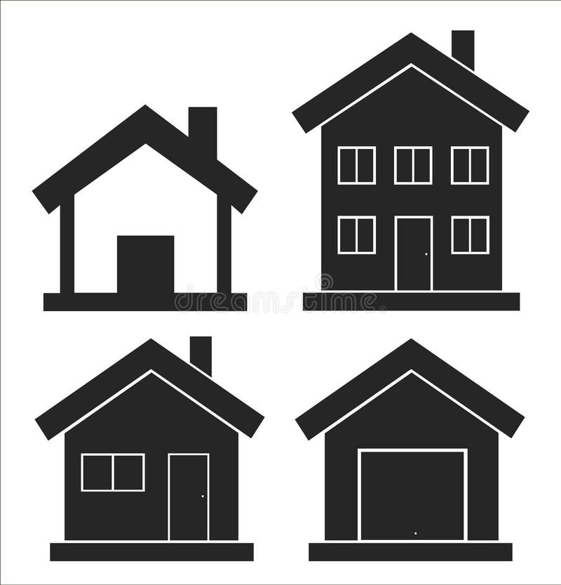 Vector House Icon. Stock Vector Illustration Isolated on White ...