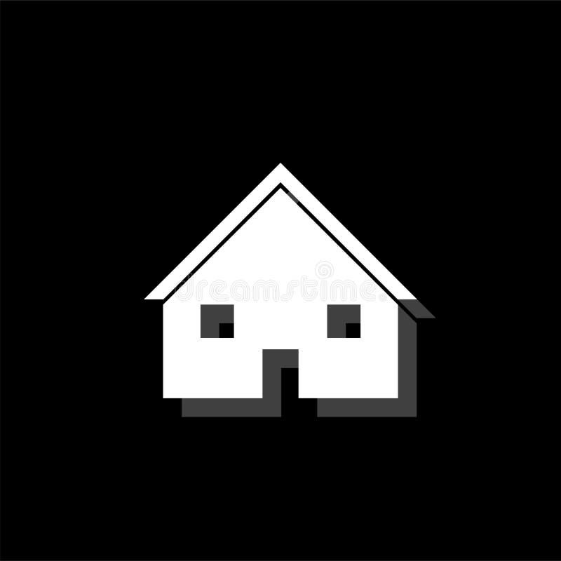 House icon flat stock illustration. Illustration of main - 138028566