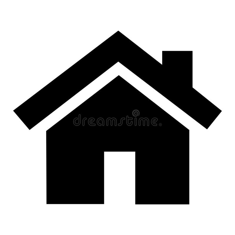 HOUSE ICON, HOME PICTOGRAM ISOLATED Stock Vector - Illustration of view ...
