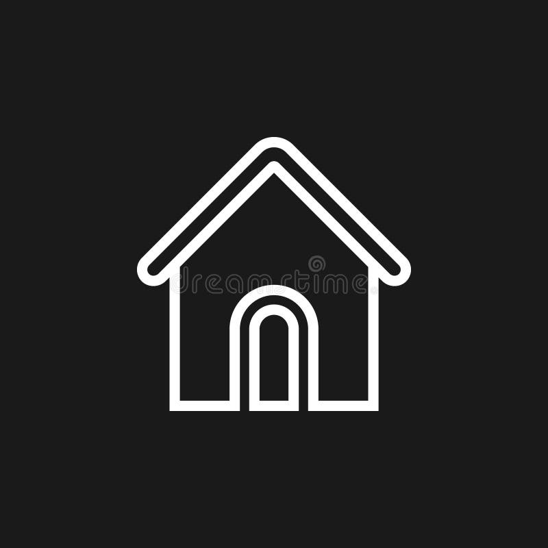 House icon. home symbol stock vector. Illustration of real - 156987346