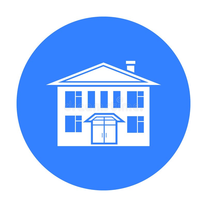 House Icon. Single Building Icon from the Big City Infrastructure Stock ...