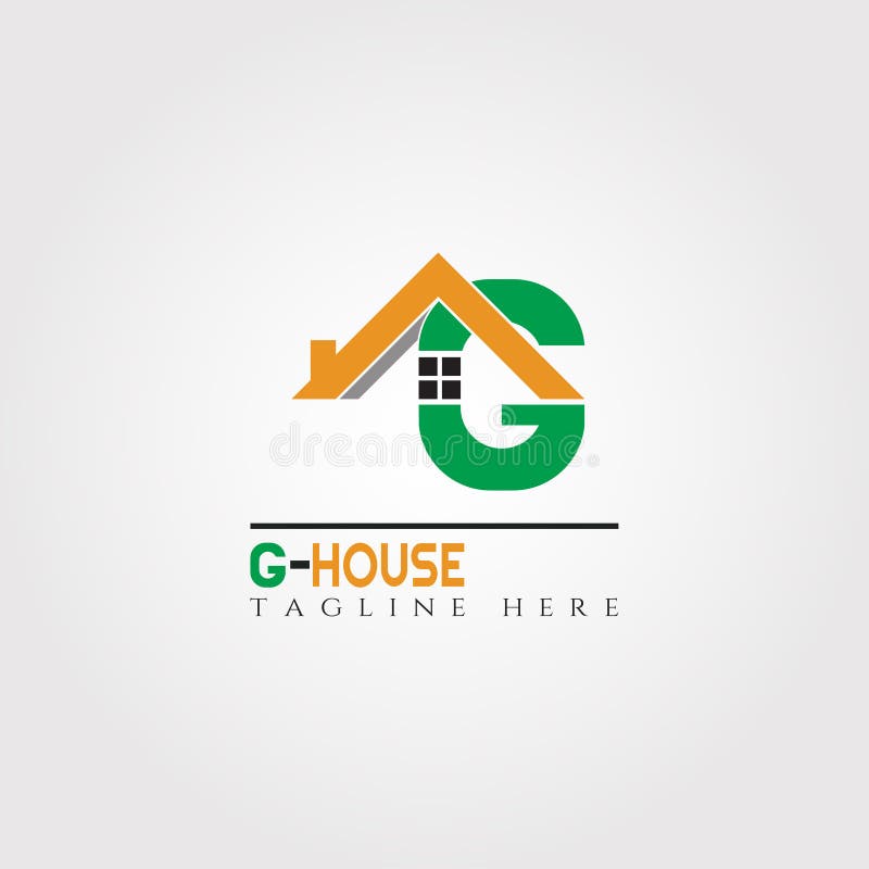 House Icon Template with G Letter, Home Creative Vector Logo Design ...
