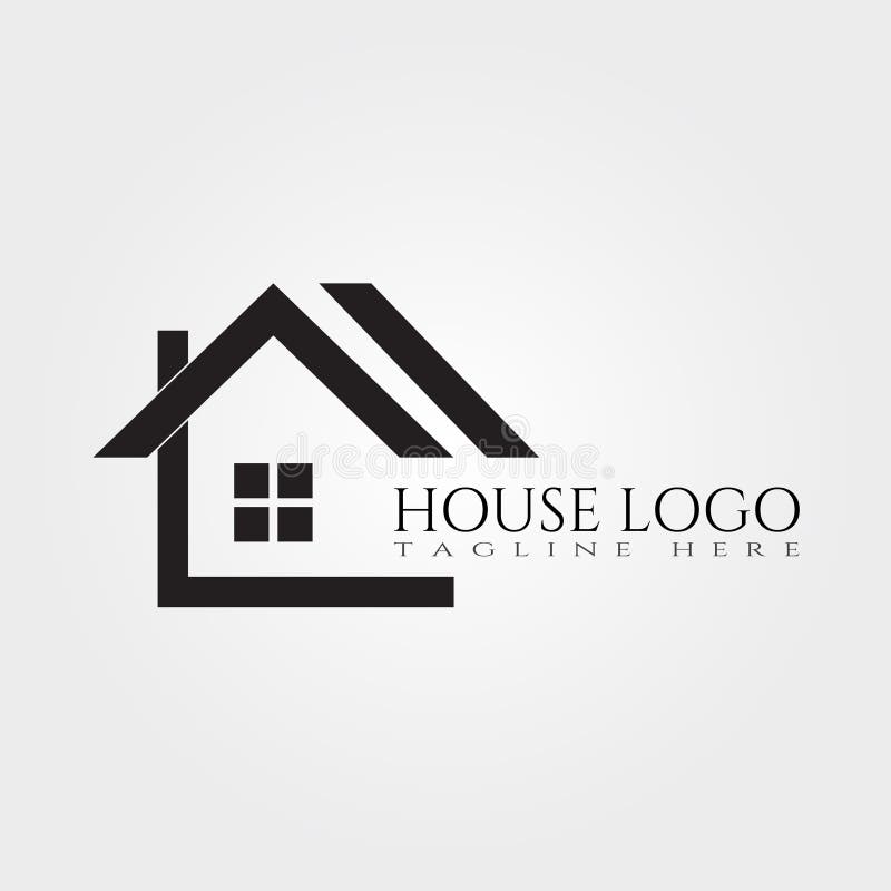 House icon template, home creative vector logo design, building and ...
