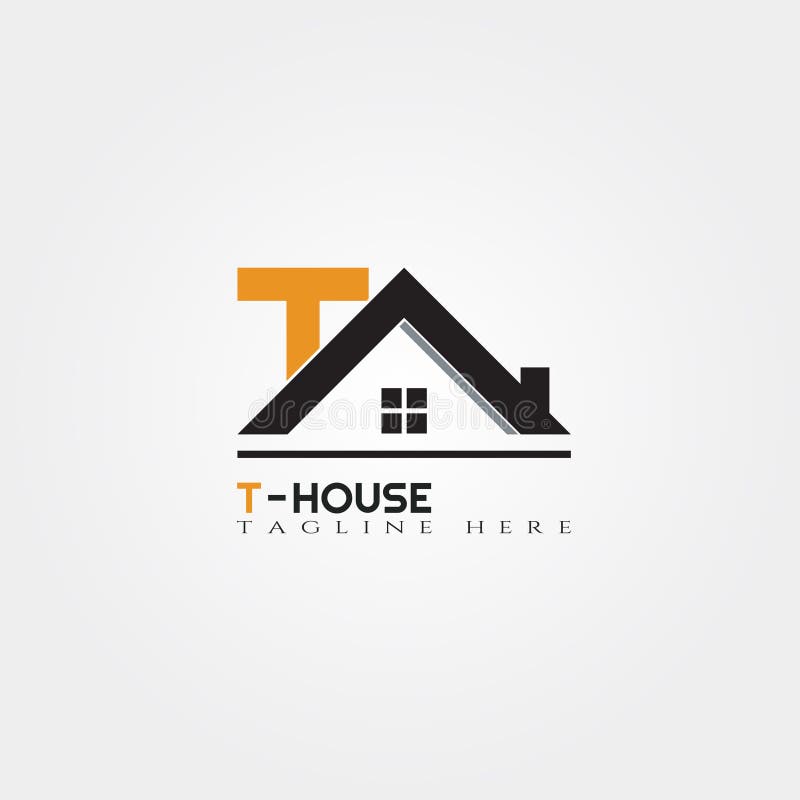 Letter T House Logo Stock Illustrations – 408 Letter T House Logo Stock ...