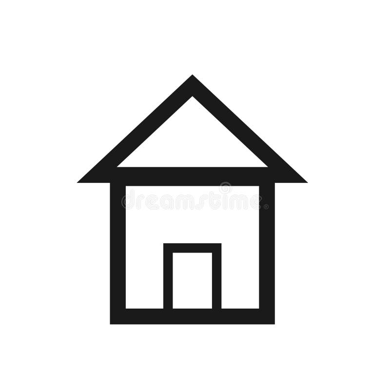 House Icon Set Vector Illustration. Flat Home Icon â€“ Vector Stock ...