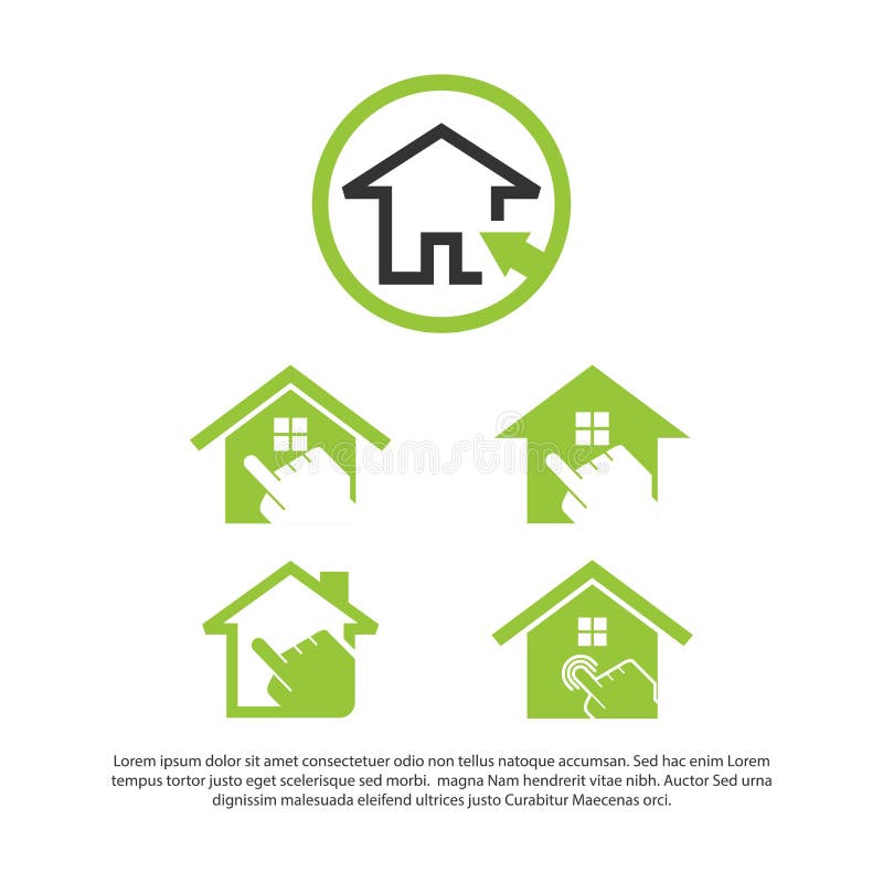 House Icon Vector with a Modern Style Stock Vector - Illustration of ...