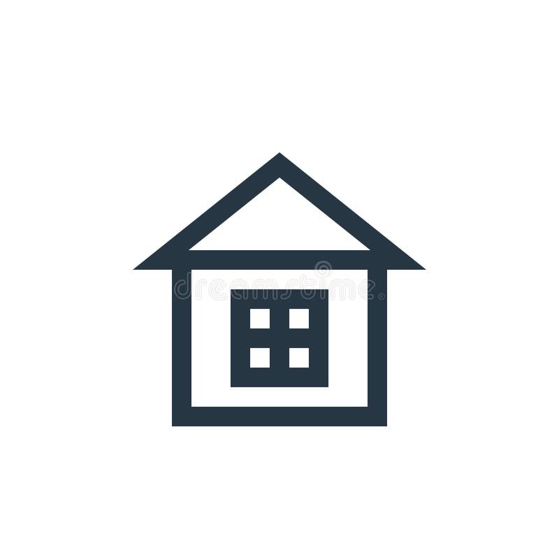 House Icon Vector from Property Concept. Thin Line Illustration of ...