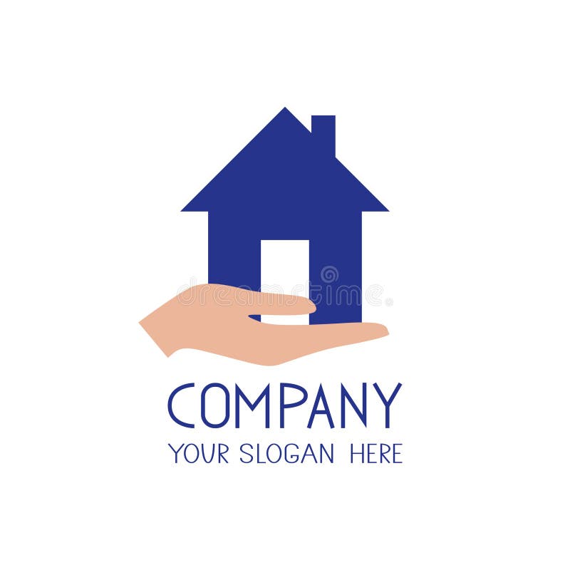 House Icon Vector Simple Flat Logo Symbol Stock Illustration ...