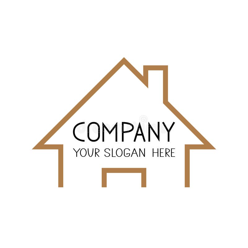 House Icon Vector Simple Flat Logo Symbol Stock Illustration ...