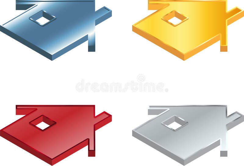House icons stock vector. Illustration of concept, shine - 27938585